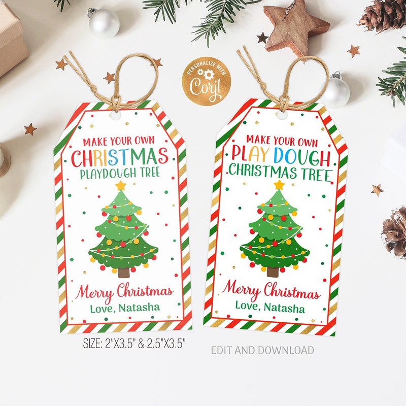 Christmas Tree Label - Etsy