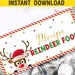 Magic Reindeer Food Treat Topper Printable, Christmas Topper Tag ...