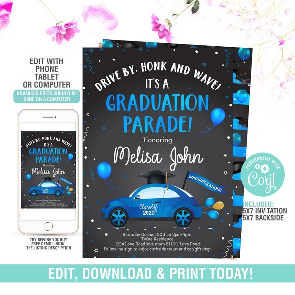 Graduation Announcement 2020 - Etsy