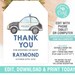 Police Birthday Tag, Police Birthday Thank You Tag, Police Party Favor ...