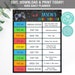 Home School Daily Planner Editable, Gamer Routine Schedule, Kids Daily ...