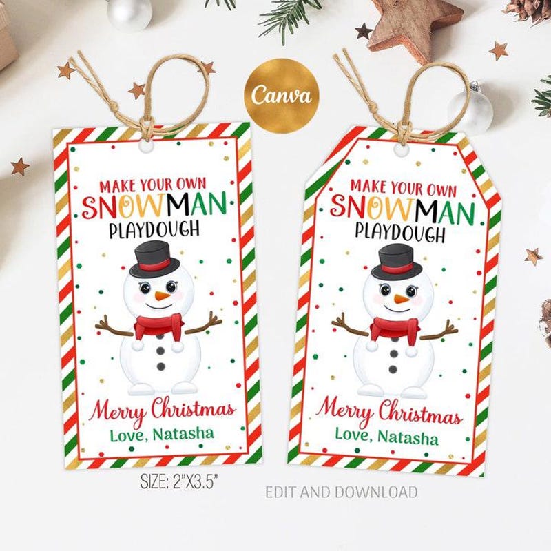 Create a Snowman Gift Tag - 60+ Gift Ideas for 2026