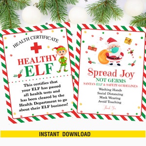 Elf Quarantine Kit Elf Activity Kit Printable Elf Isolation - Etsy