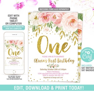 Blush Pink Floral Food Tag,editable Buffet Label, Tent Card Food Labels ...