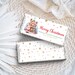 Editable Christmas Candy Bar Wrapper Template, Christmas Chocolate ...