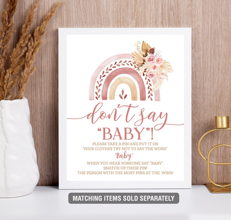 Guess How Big Mommy's Belly is Game Printable Rainbow - Etsy