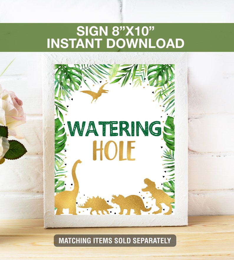 Dinosaur Dig Sign Printable Dino Dig Sign Dinosaur Sign | Etsy