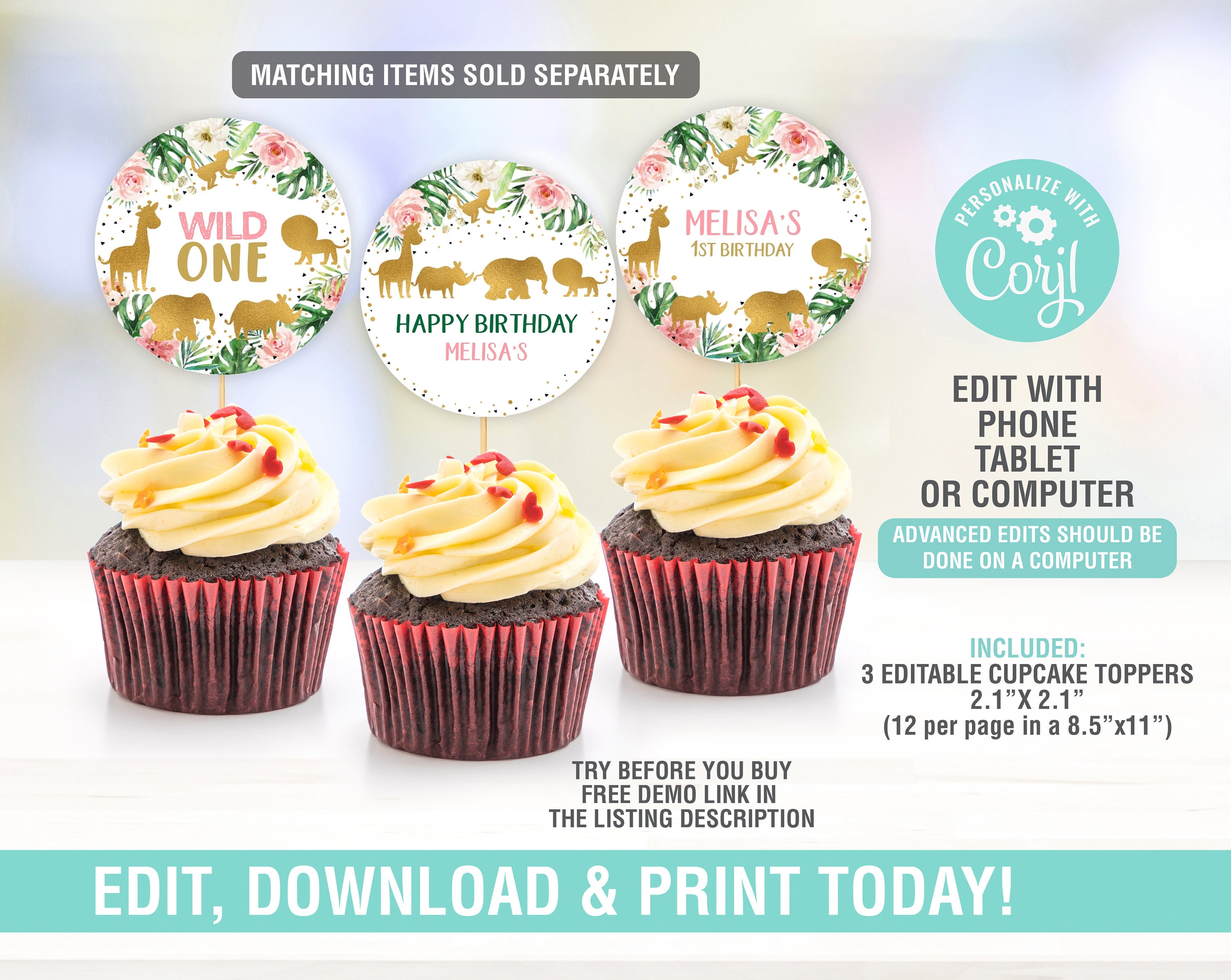 SAFARI Buffet Cards Safari Food Labels Placecards Jungle - Etsy