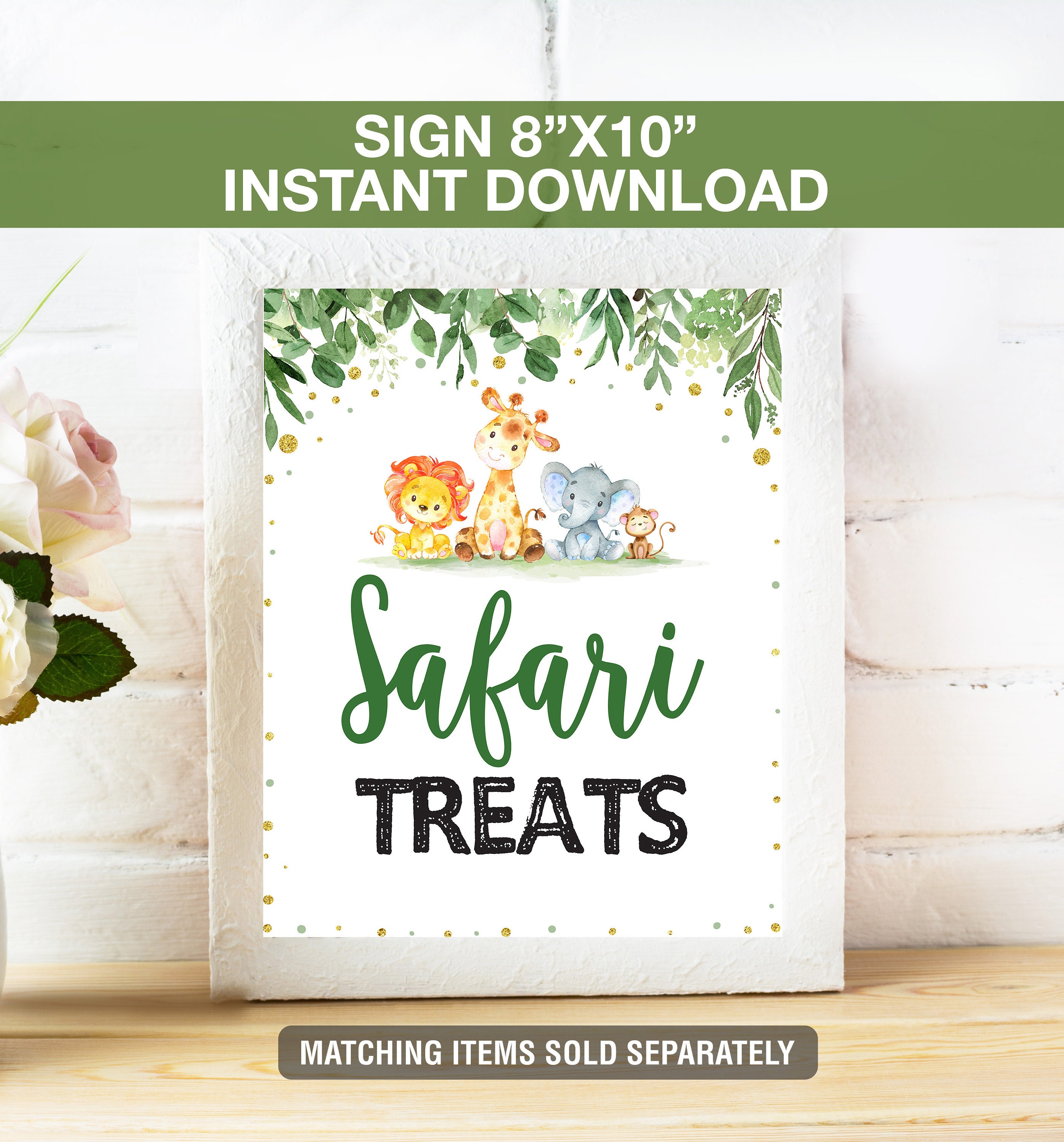 Jungle Juice Sign Printable Wild One Animals Zoo Jungle | Etsy