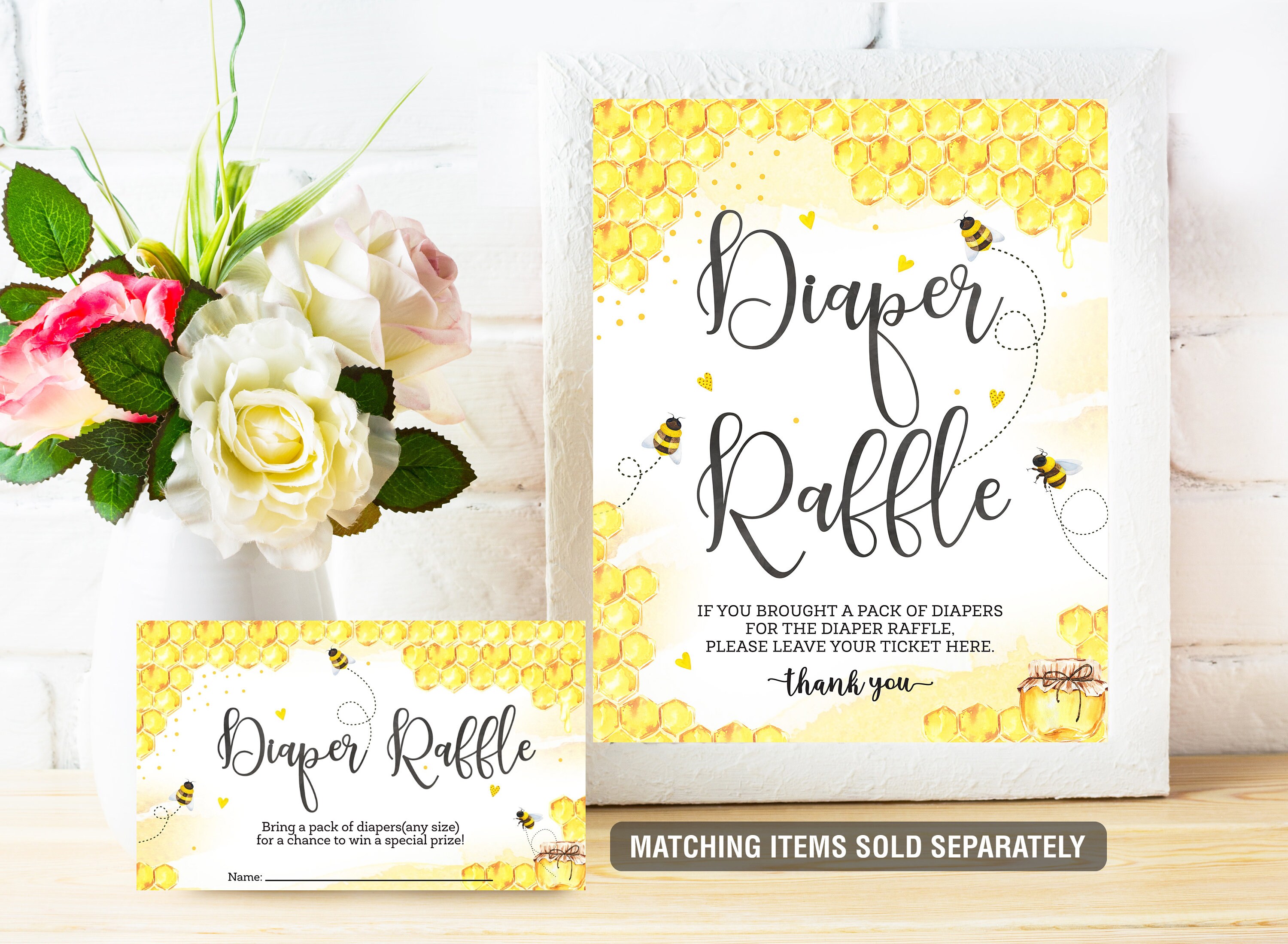 BEE Welcome Sign EDITABLE Bee Baby Shower Welcome Sign Honey | Etsy