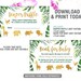 SAFARI Buffet Cards, Safari Food Labels, Placecards, Jungle Food Card ...