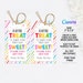 Back to School Gift Tag Editable Template, A Little Treat to Make Your ...