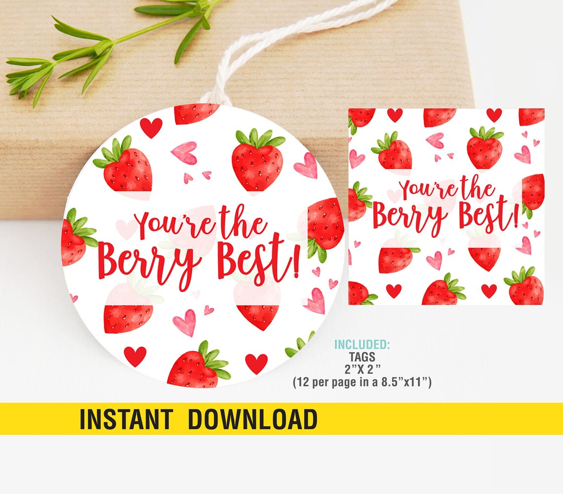 Valentine Gift Tags Printable Valentine Gift Tags Youre the - Etsy