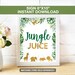 Editable Custom Safari Sign Jungle Party Decor Sign Wild - Etsy