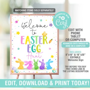 Drinks Sign, Easter Drinks Sign, Easter Sign, Easter Party Signs ...