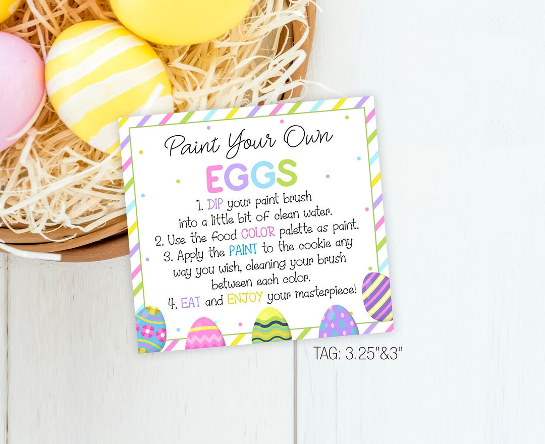 Easter Paint Your Own Eggs Egg Label Easter Egg Hunt Easter Eggs ...