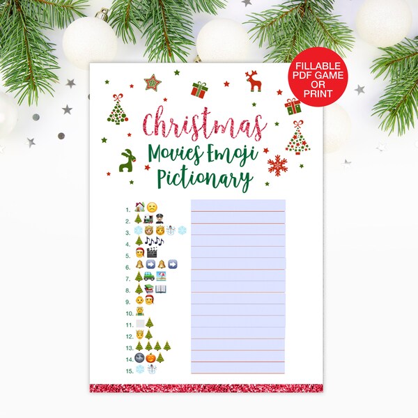 Christmas Name That Movie Game - Etsy