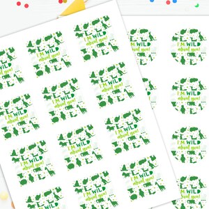 Valentine Gift Tags, Printable Valentine Gift Tags, I’M Wild About You ...