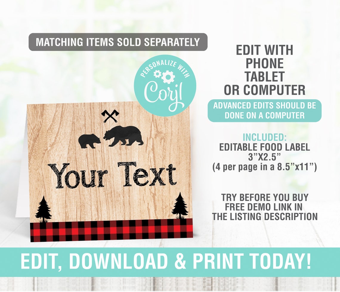 Lumberjack First Birthday Banner Monthly 12month Photo - Etsy