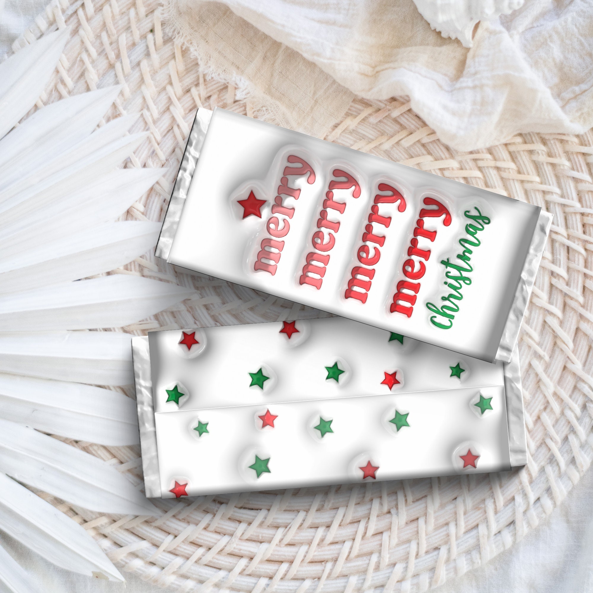 Christmas Candy Bar Wrapper Template, Christmas Chocolate Label ...