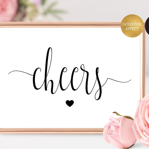 Cheers Sign - Etsy