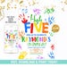 High Five Birthday Invitation, High Five Invite EDITABLE, High Five ...