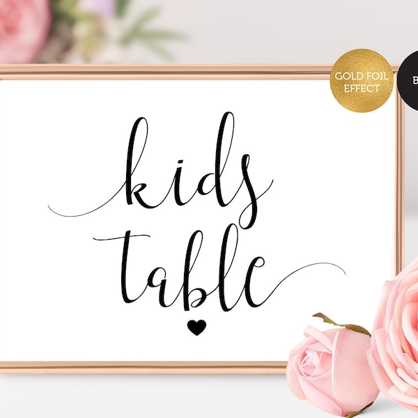 Kids Table Wedding - Etsy