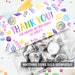 Candy Party Tags EDITABLE, Candy Land Party Favor Tags, Sweet ...