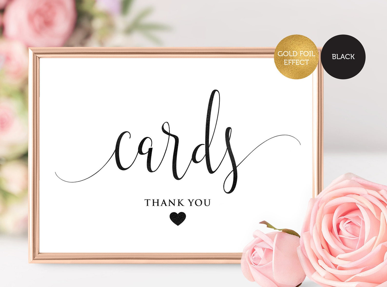 Cards Sign Printable Wedding Cards Sign Wedding Sign Gift | Etsy