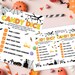 Halloween Candy Dice Game, Halloween Party Games Printable, Halloween ...