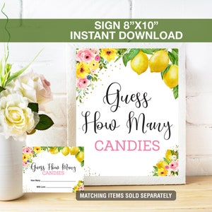 Lemon Waterbottle Label Template, Waterbottle Printable Lemon, Lemon ...