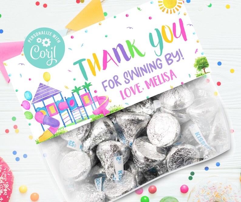 Playground Treat Bag Toppers PRINTABLE, Playground Treat Bag Topper ...