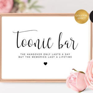 Toonie Bar Sign, Toonie Bar Printable Wedding Sign, Wedding Sign,fruits ...