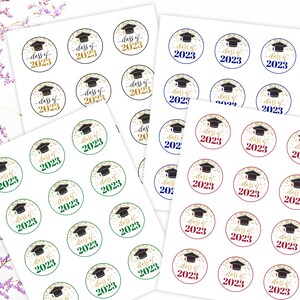 Graduation Gift Tags, 2023 Graduation Tags, Graduation Class of 2023 ...