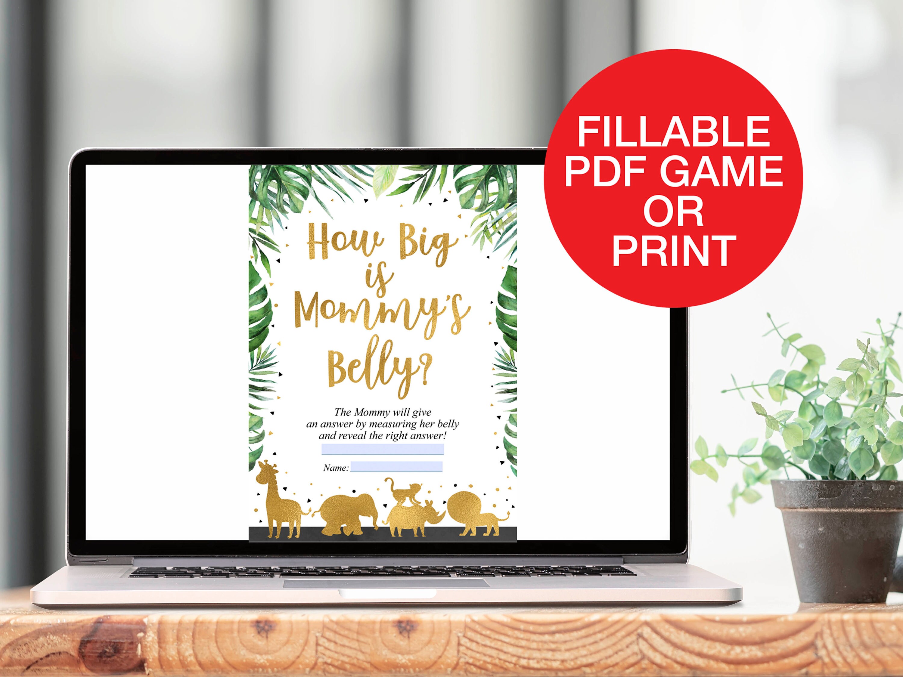 Safari Baby Shower Games Bundle, Jungle Baby Shower Game Package ...