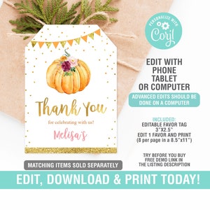 Pumpkin Welcome Sign Editable Our Little Pumpkin First - Etsy