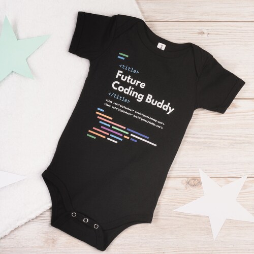 Future Coding Buddy Developer Baby Bodysuit - Etsy UK