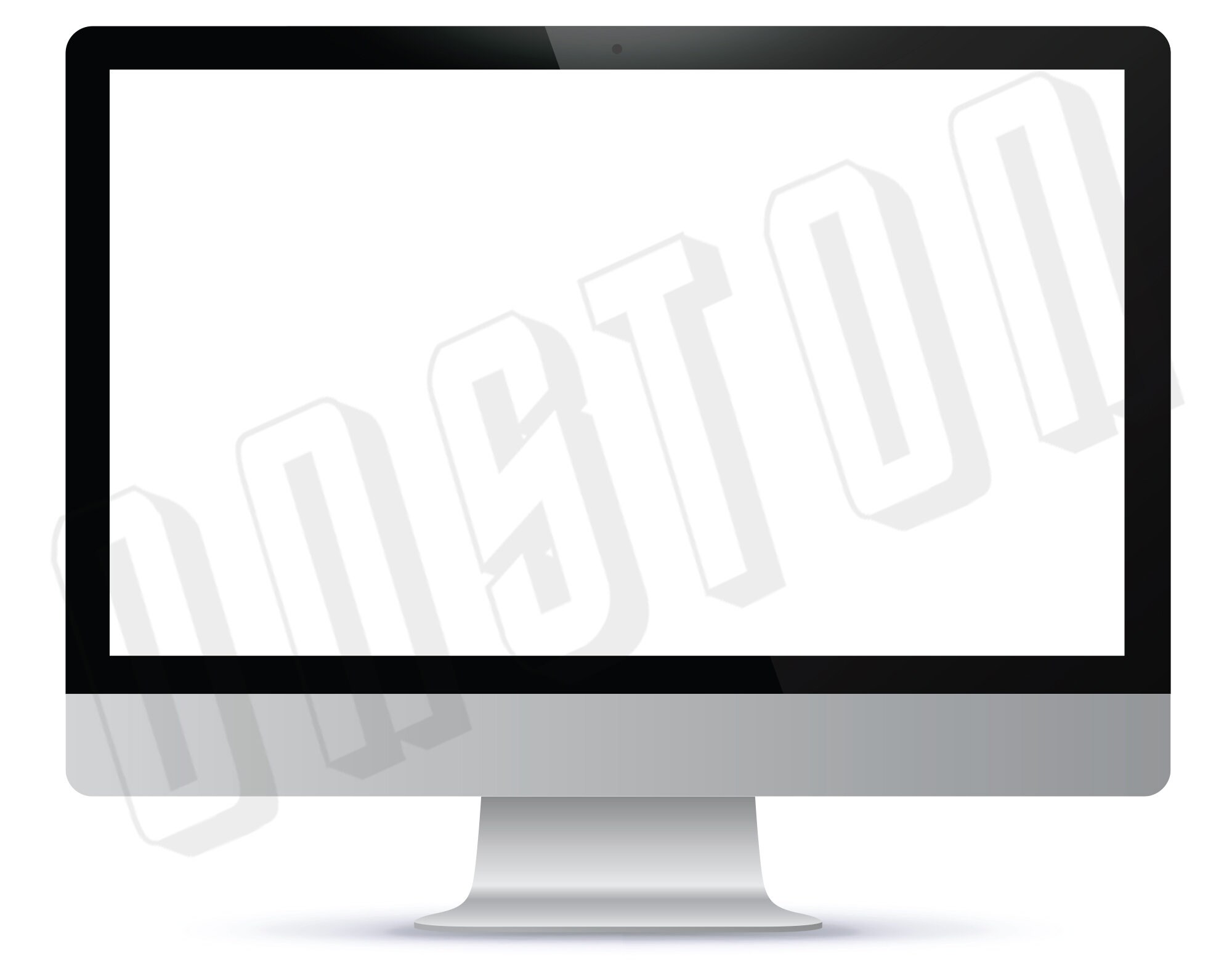 Desktop Monitor Clipart SVG Computer Monitor Screen Vector | Etsy