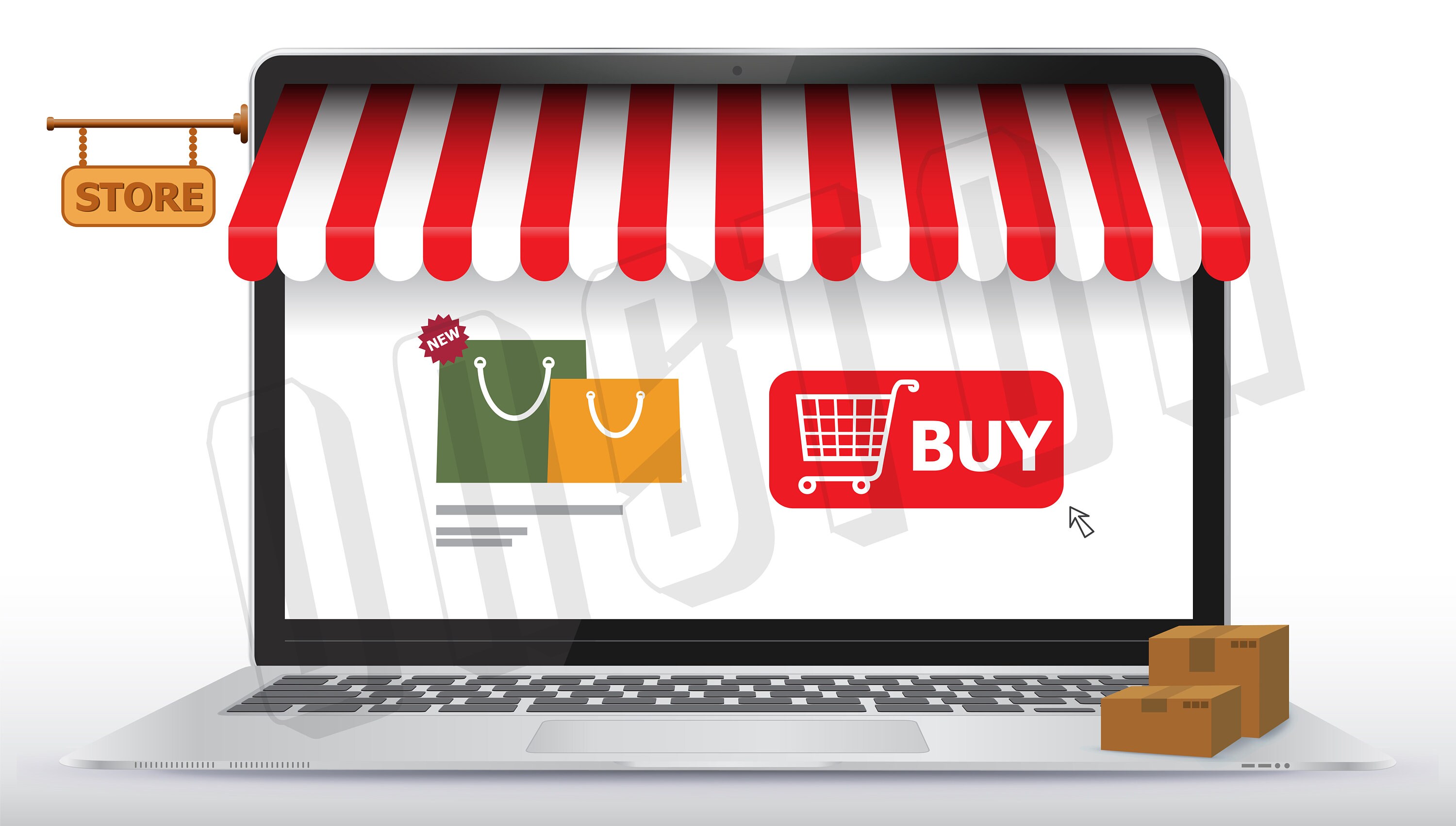 Online Shopping Clipart Online Store Clipart Shopping Clip | Etsy