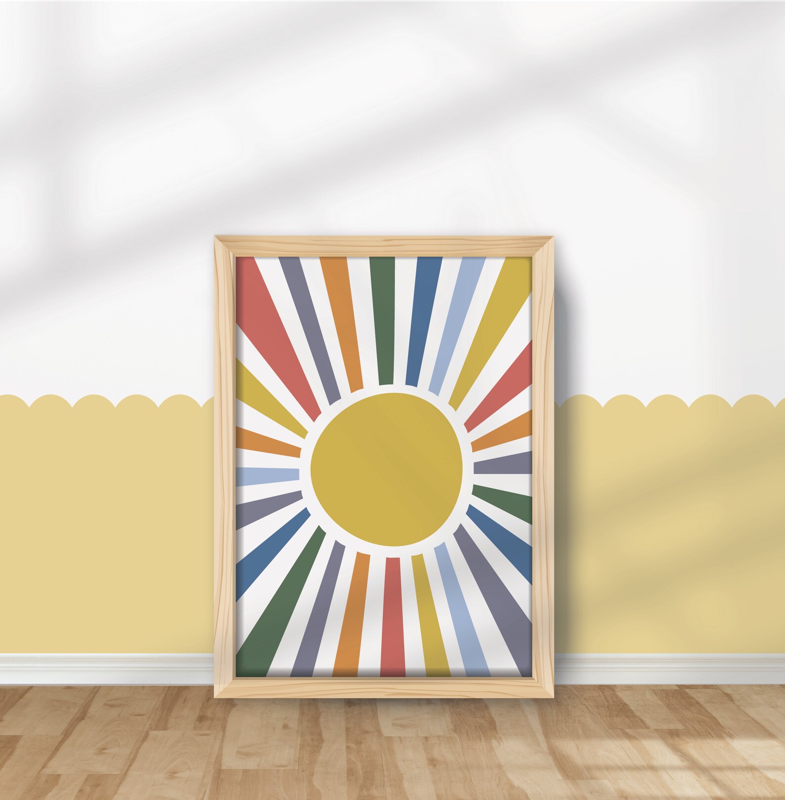 You Are My Sunshine Print, Kids Nursery Decor, Scandi Sun Art - Etsy