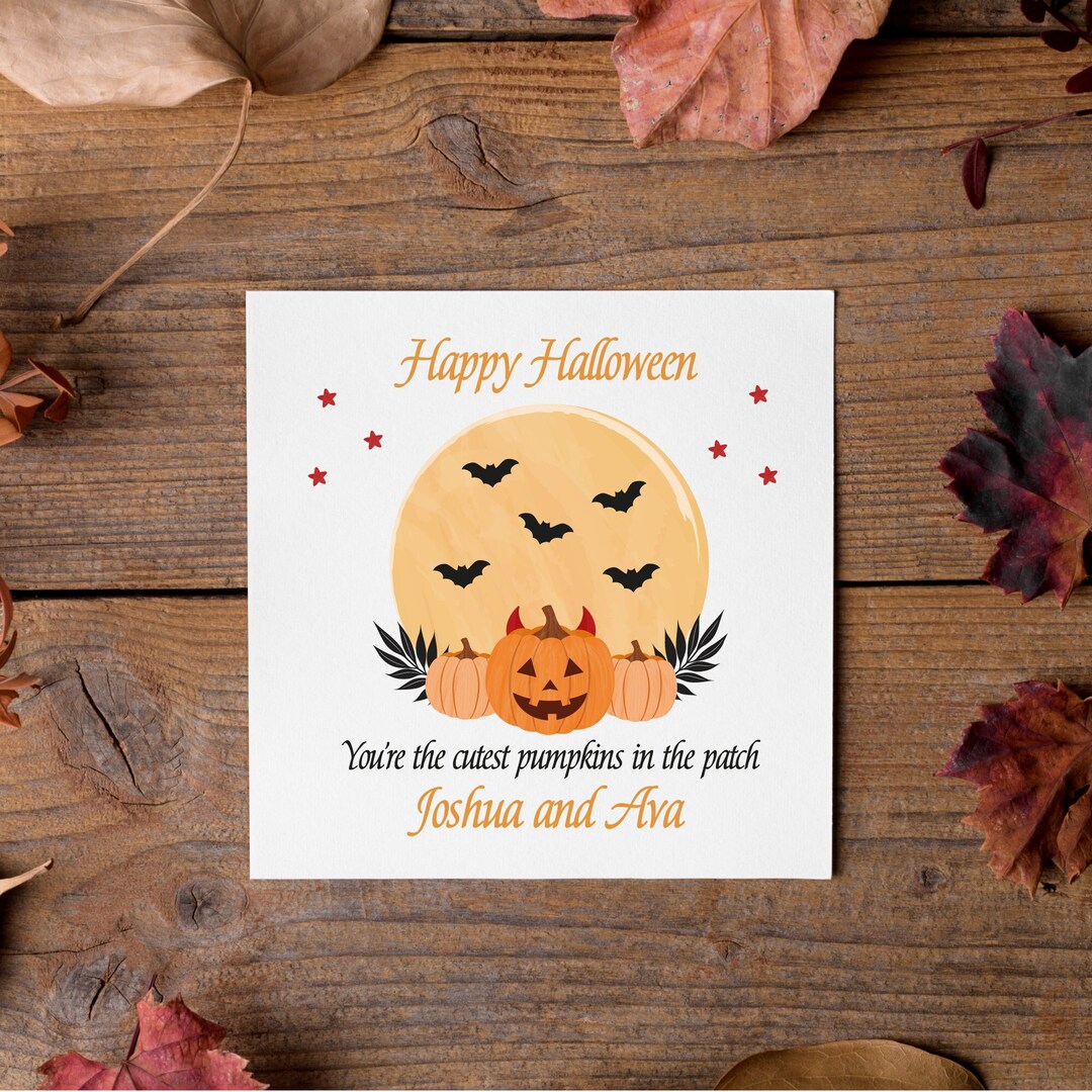Carte dHalloween personnalisée Petite fille Fils Nièce - Etsy Canada