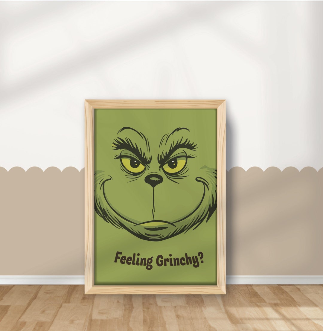 Kids Christmas Prints, Grinch, Santa, Rudolph Reindeer, Xmas Decor - Etsy