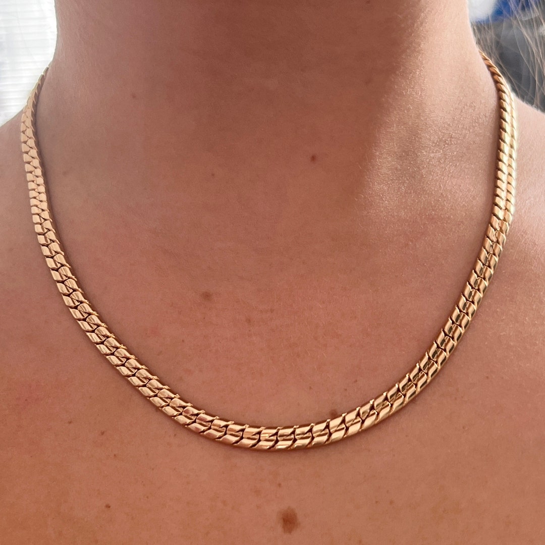 Amway Gold Plated Chain Necklace - Etsy
