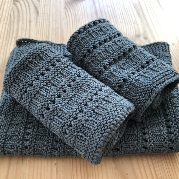 Knitted Hand Towels - Etsy