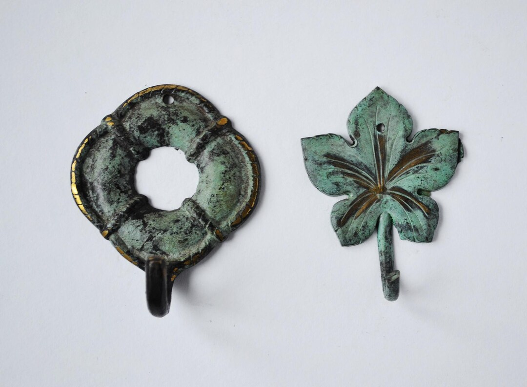 Vintage Brass Wall Hook, Set of 2 - Etsy