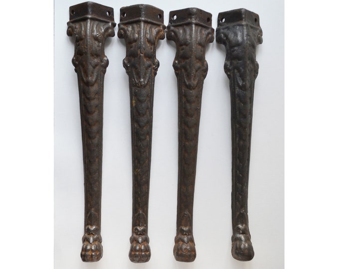 Set of 4, Antique Table Legs, Decoration Hardware for Restoration - Etsy