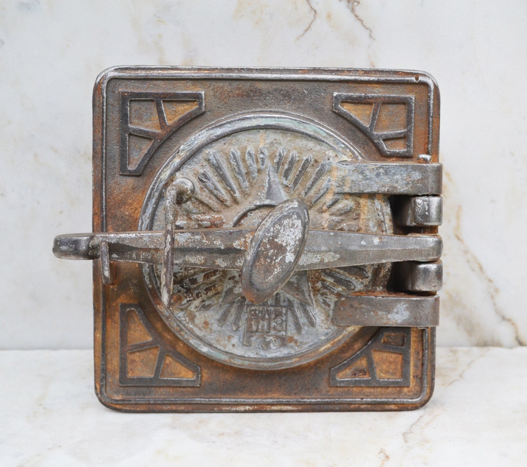 Vintage Cast Iron Fired Oven Door, Fireplace Door - Etsy