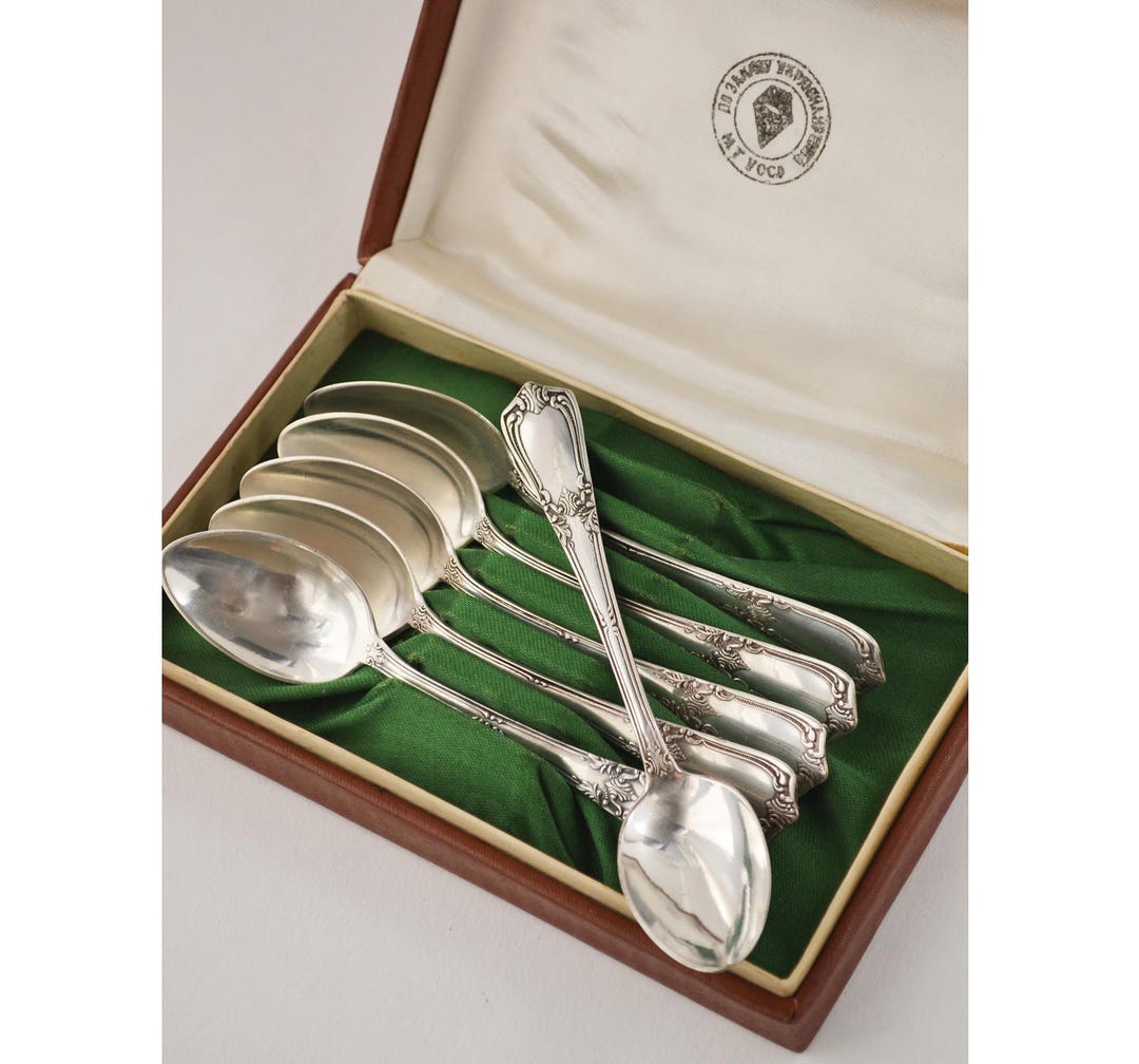 Tea Spoons in Box, Set of 6, Vintage Small Spoons, 1950s - Etsy