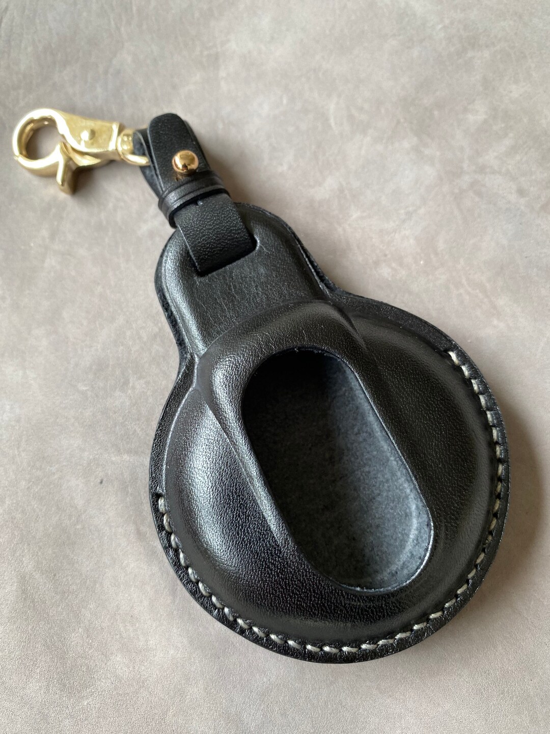 Handmade Leather Car Key Case, Car Accessories, Key Fob Cover, MINI Key ...