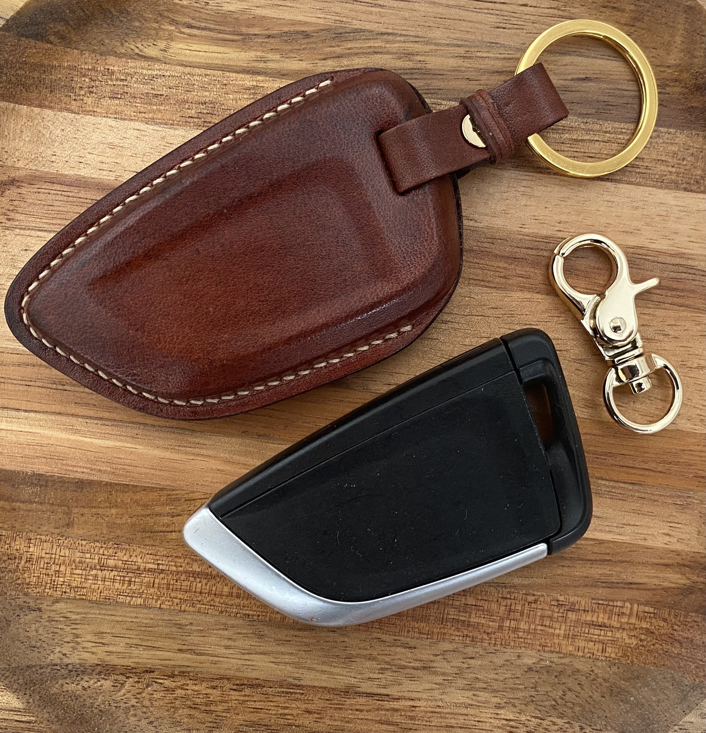 Handmade Leather Car Key Case Car Accessories Key Fob Cover - Etsy ...